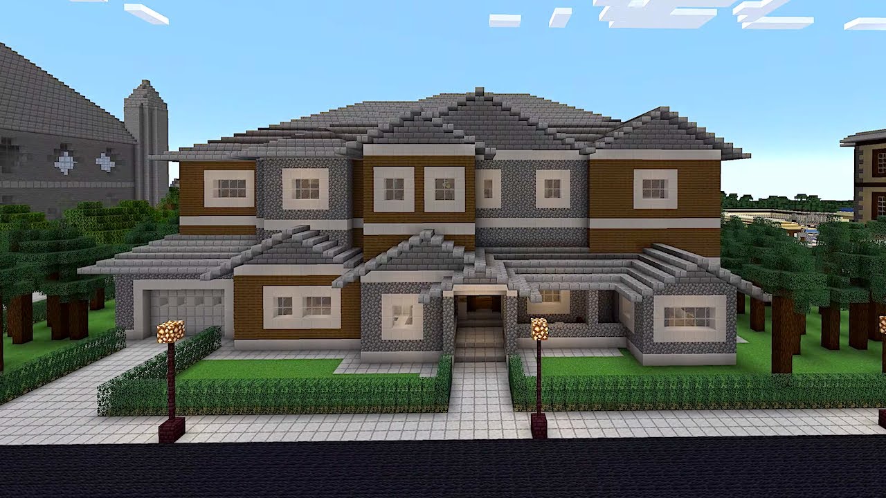 Minecraft Large Realistic Redstone House Tour Revisited 10 Years Later ...