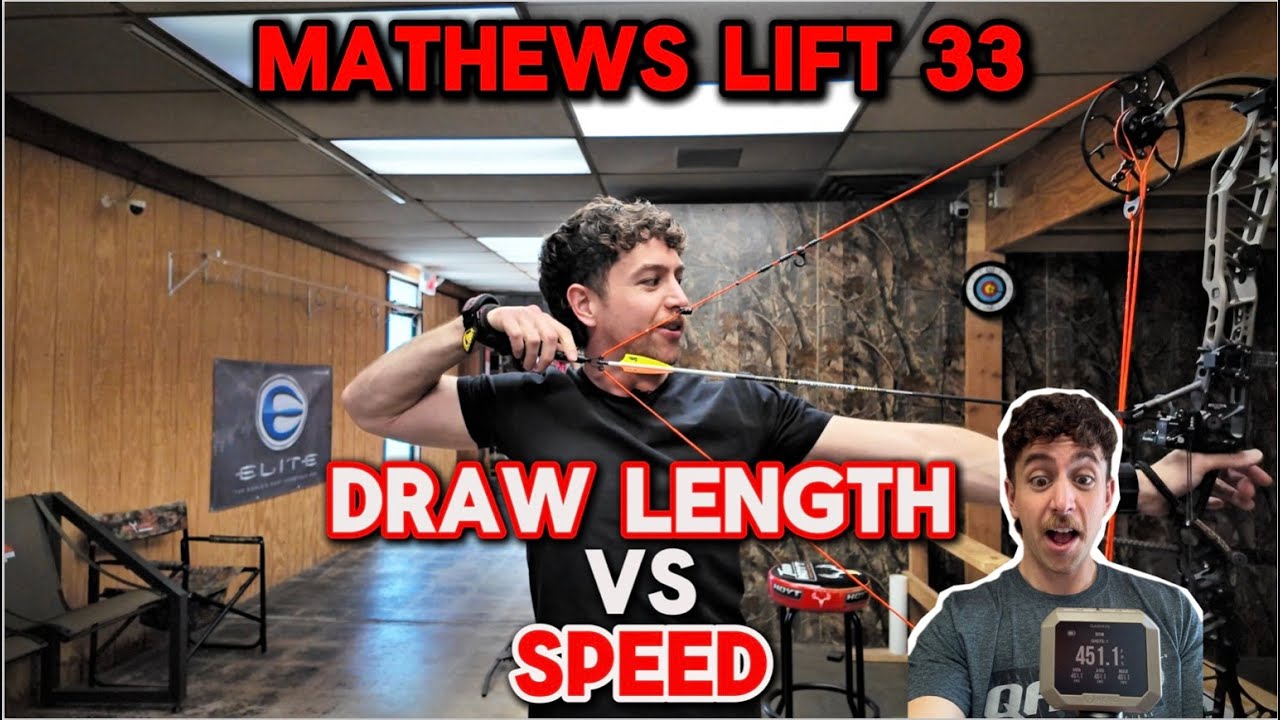 Unveiling the Mystery: Draw Length & Arrow Speed on the Mathews Lift 33 ...
