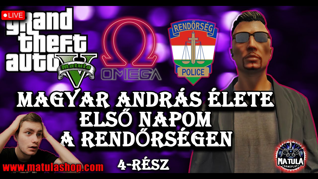 |🔴Omega Roleplay HU 4.RÉSZ | GTA RP MAGYAR ANDRÁS ÉLETE, ELSŐ NAPOM A ...