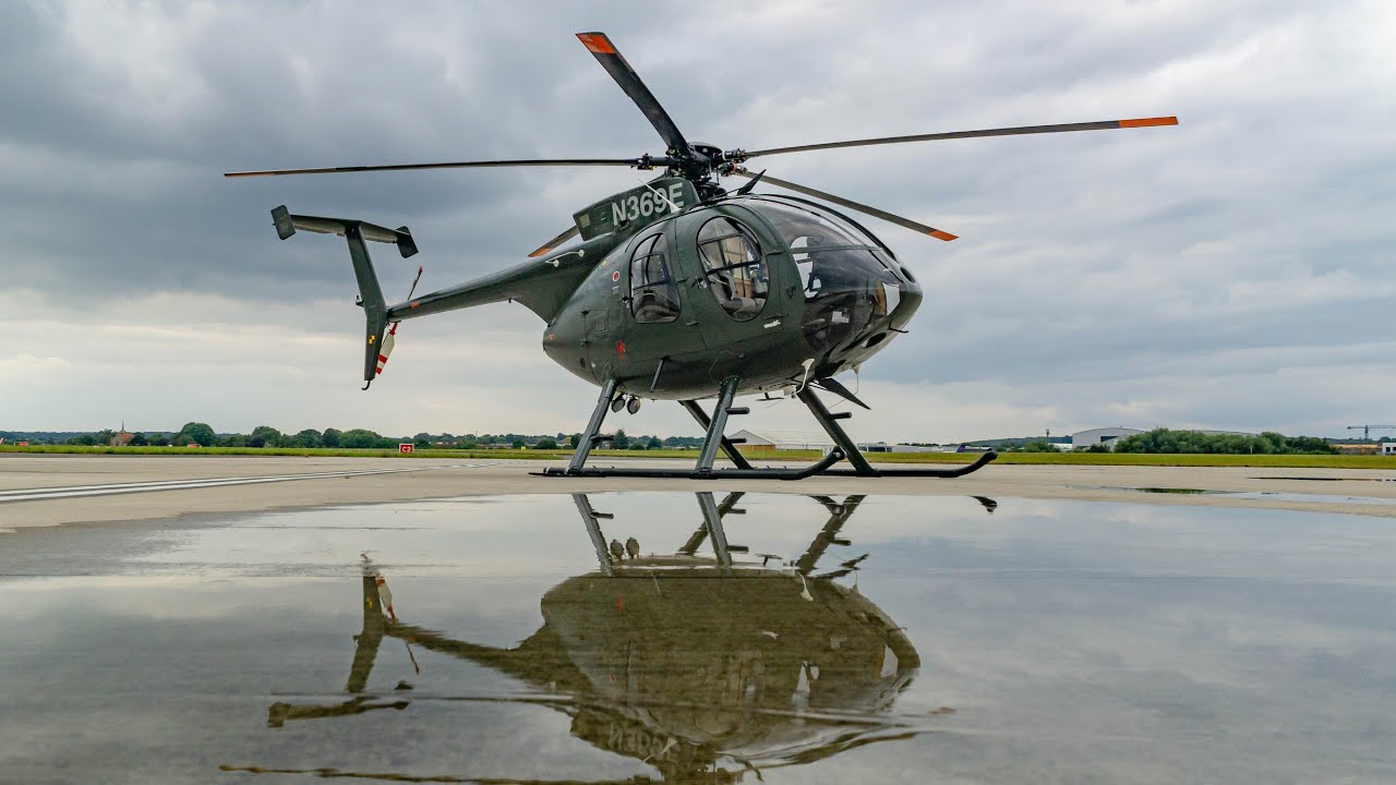 McDonnel Douglas MD500E Flight from London Southend to Paglesham - YouTube