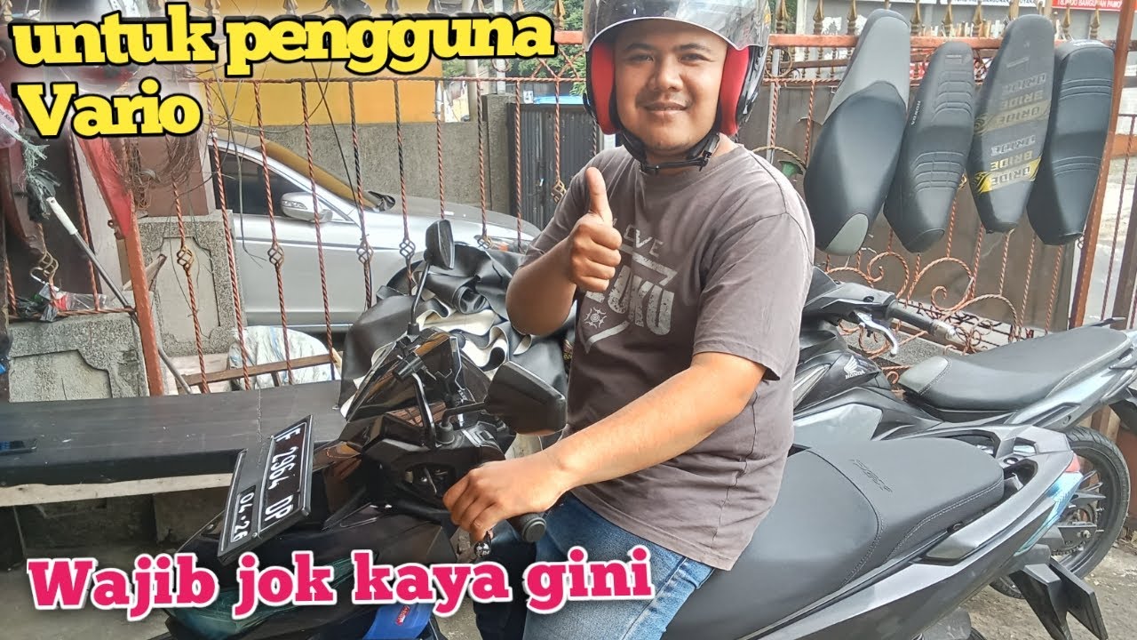 Modif jok Vario model PCX - YouTube