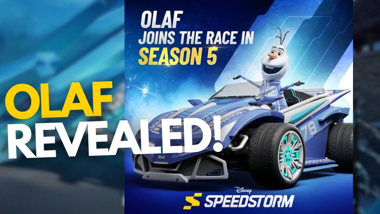 First Official Look At OLAF In Disney Speedstorm! TWO EPIC RACERS ...