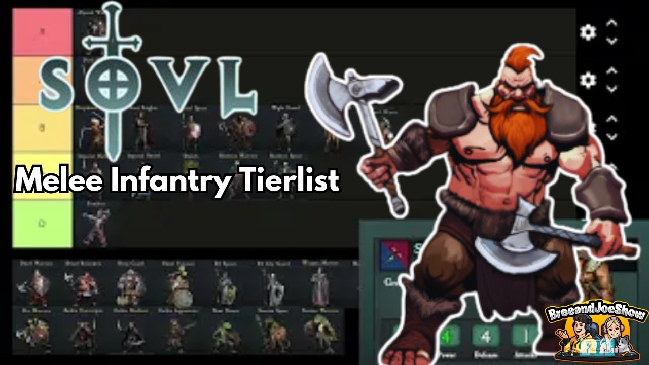 SOVL-Melee Infantry Tier List - YouTube