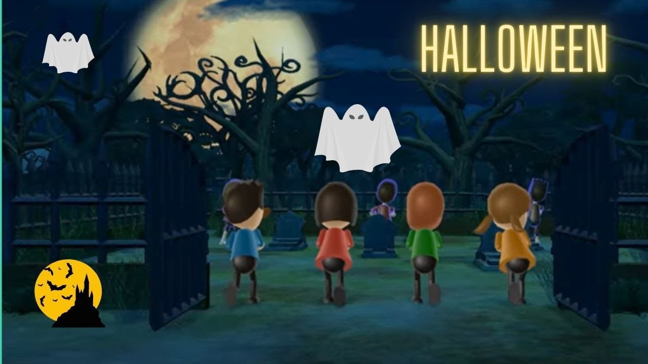 Halloween Ball Wii party board games, with the Wii characters | Mario ...