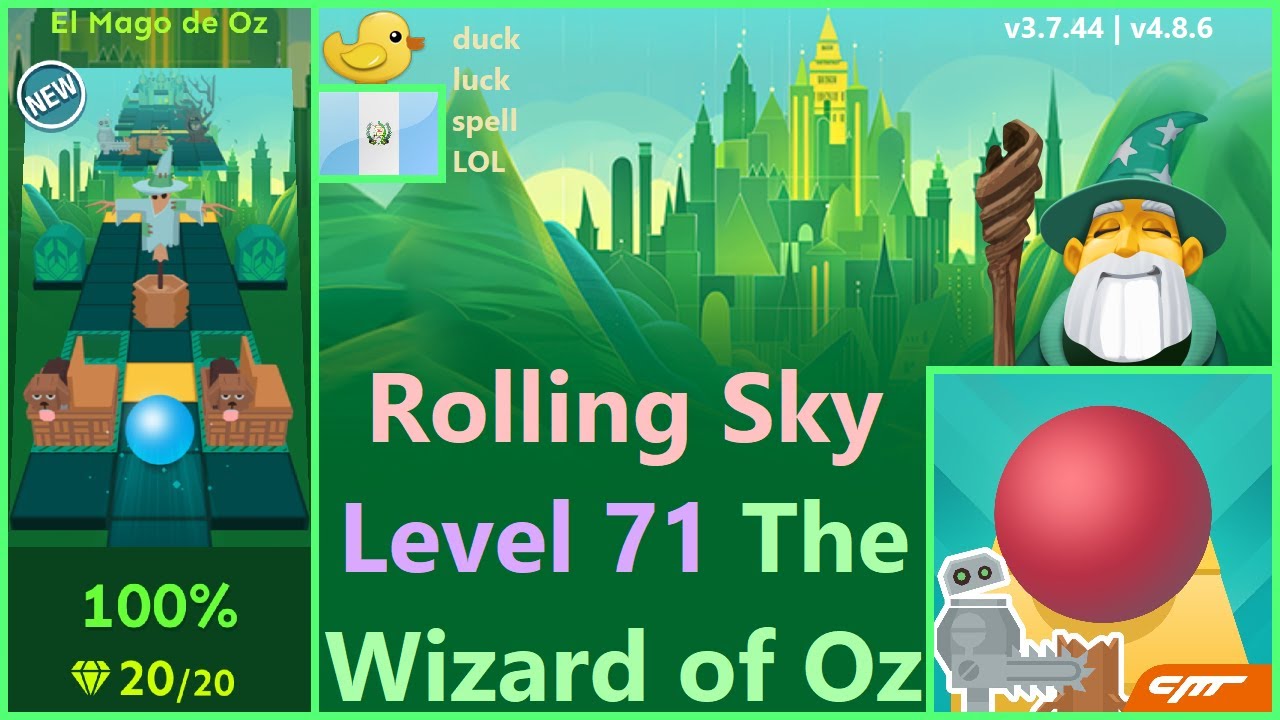 🧙‍♂️ The Wizard of Oz (w/hands) [Level 71] | Rolling Sky 🌱 - YouTube