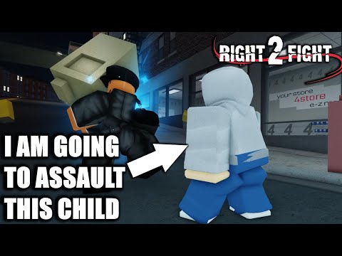 YOU CAN ASSAULT PEOPLE IN THIS ROBLOX GAME (Roblox Right 2 Fight)