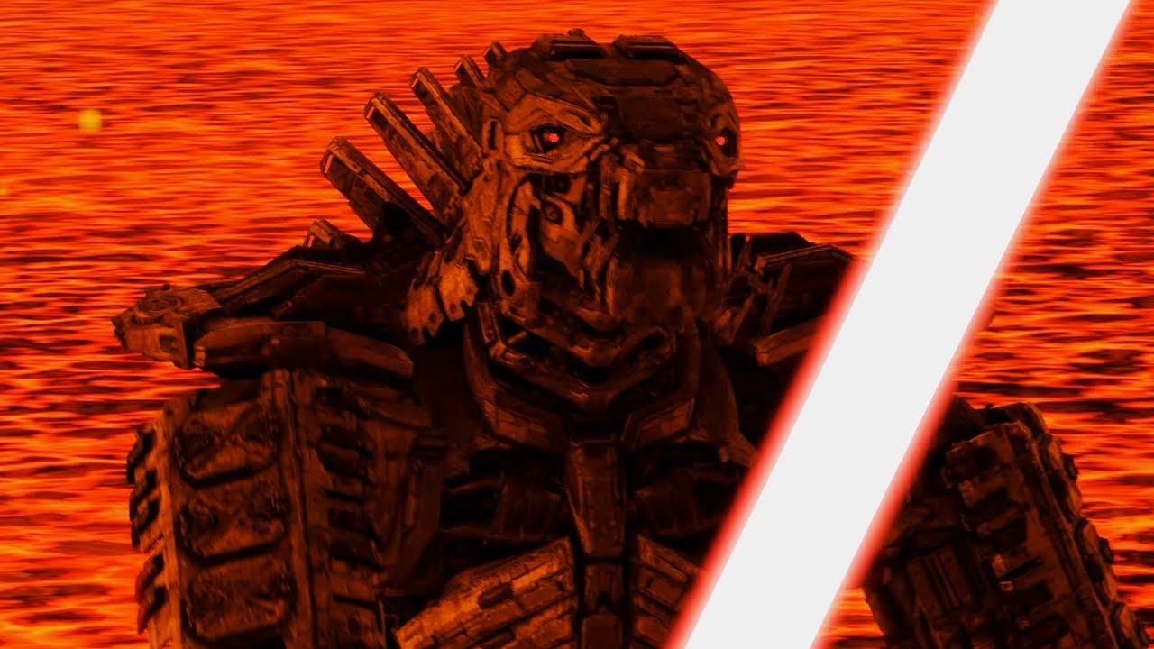 Dont Try It MECHA GODZILLA, I Have The High Ground! | Meme - YouTube