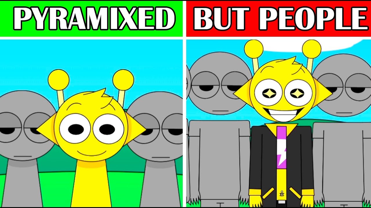 Incredibox Sprunki Pyramixed But People - Normal Versions - YouTube