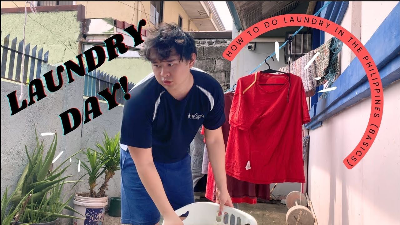 Vlogging How to do Basic Laundry in the Philippines (EHHH) - YouTube