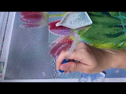 Diamant Mosaik Tulpen / Diamond painting Tulips