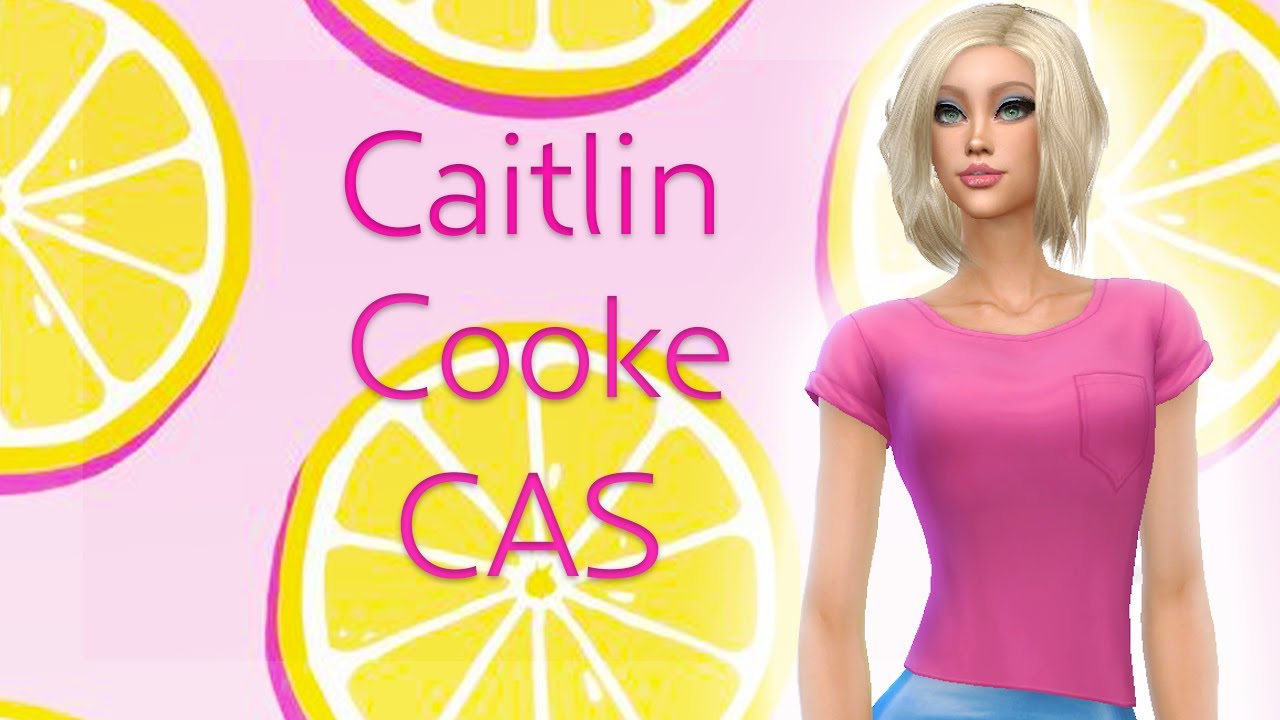 Caitlin Cooke // create a sim // 6teen // The Sims 4 // CAS // - YouTube