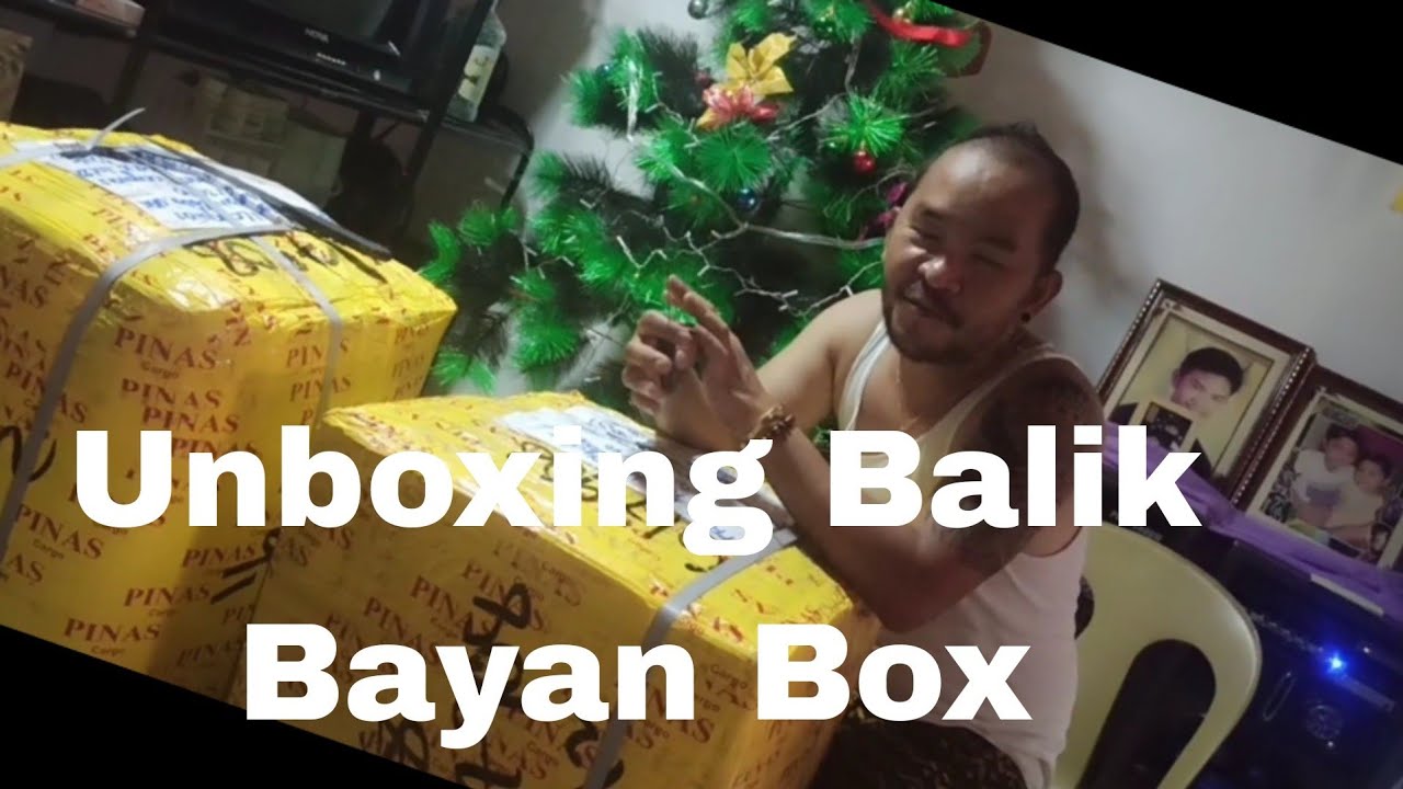 Unboxing Balik Bayan Box || Big Thanks Pinas cargo #balikbayanbox # ...