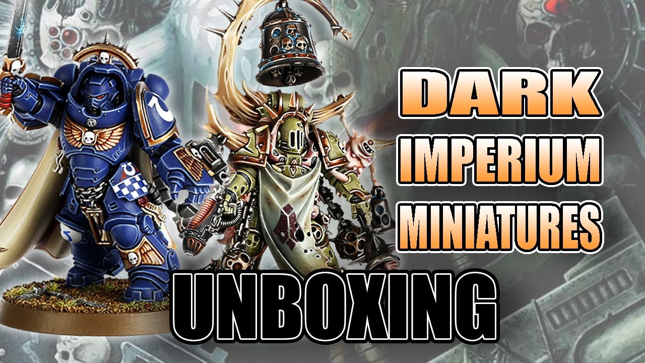 8th Edition 40k Dark Imperium Miniatures Unboxing - YouTube
