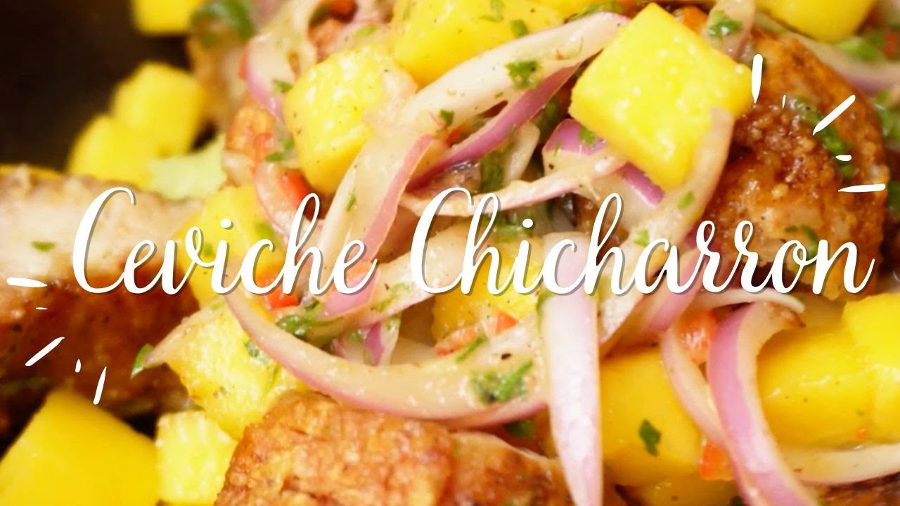 Ceviche de Chicharrón Sabroso 🐷🍋 #CevicheDeChicharron #CookAndSalsa ...