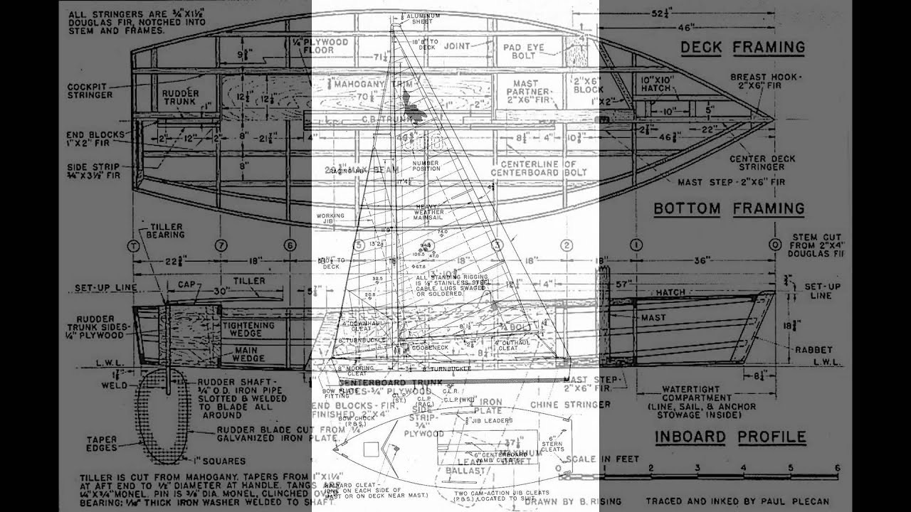 Sailboat Plans--Daysailers Under 10 ft LOA.avi - YouTube