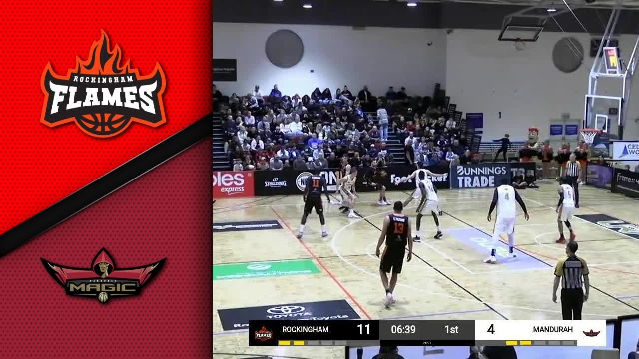 NBL1 Men | Rockingham Flames vs. Mandurah Magic - Game Highlights - YouTube