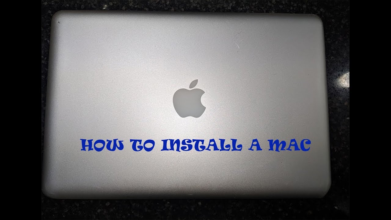 How to install a Macbook Pro - YouTube