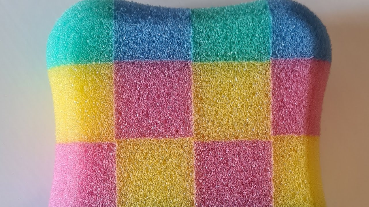 Making 💦Jelly sponge 🧽with shaving cream and rip - YouTube