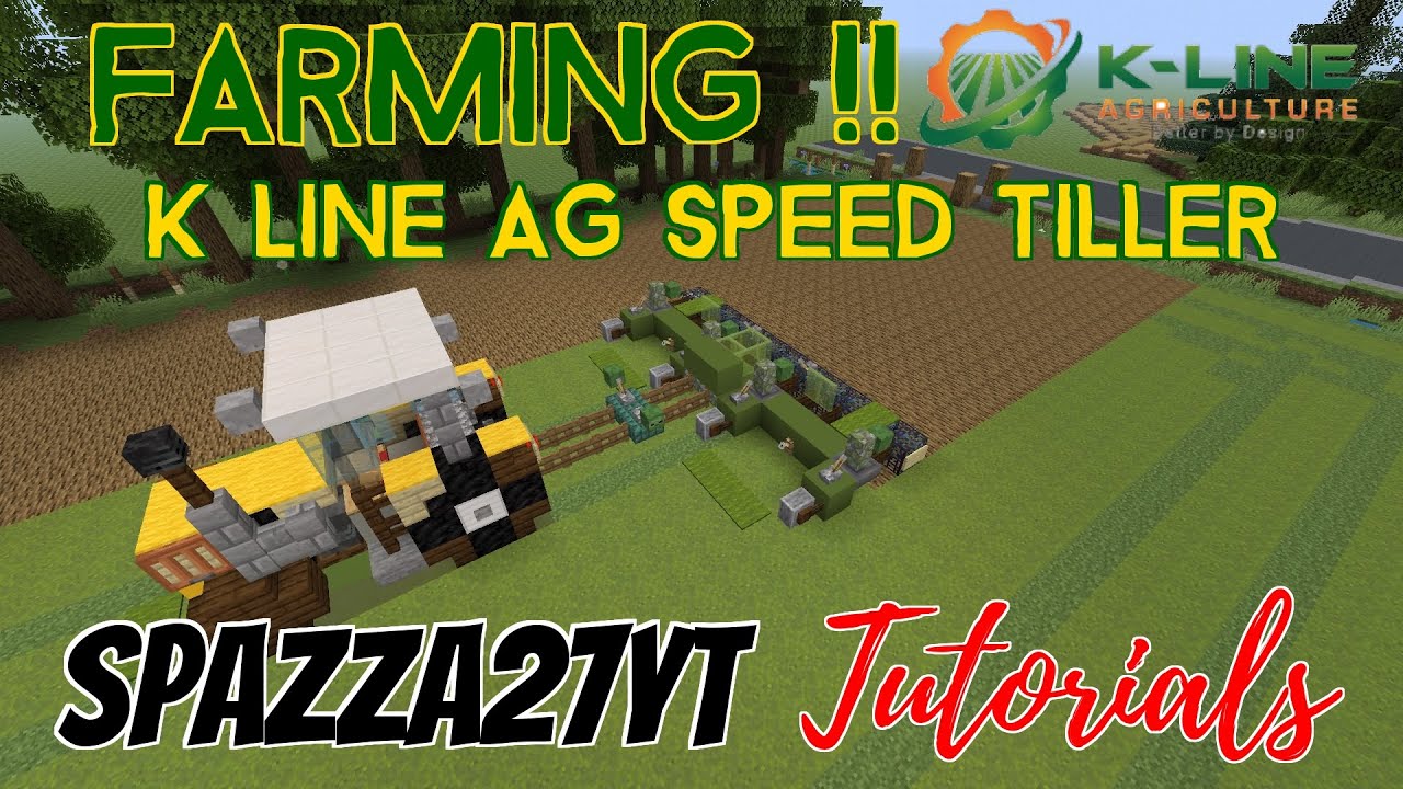 Minecraft K-Line Speed Tiller Tillage Tutorial - YouTube