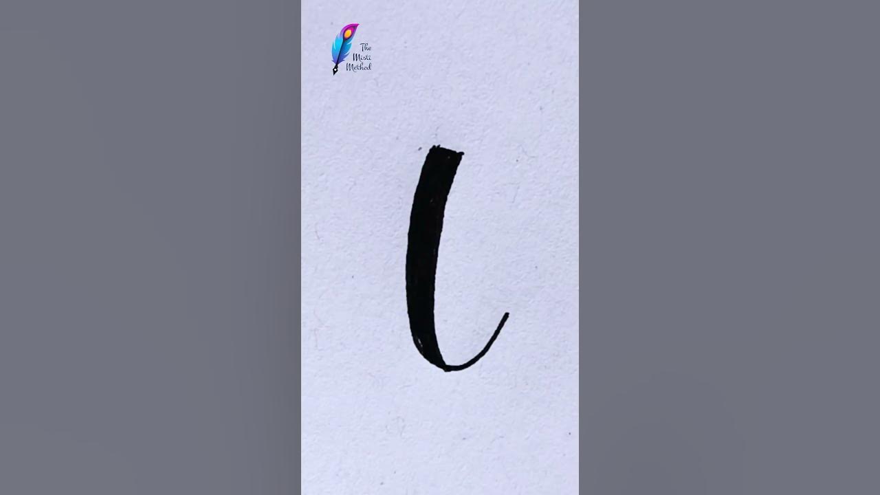 Calligraphy Lowercase l #calligraphy #calligraphymasters # ...