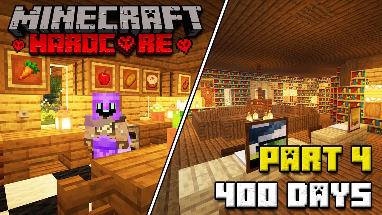 I Survived 400 Days in Minecraft Hardcore PART 4 [Season 2] - YouTube
