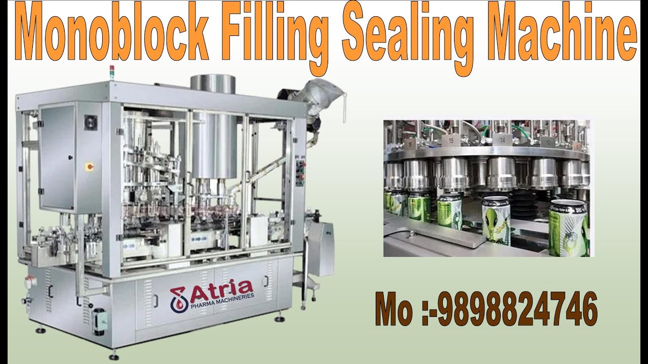 Monoblock Liquid Filling and Sealing Machine In Atria Pharma ...