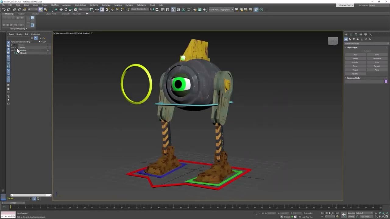 3DS Max: Animate a Simple Walk Cycle 01/04 - YouTube