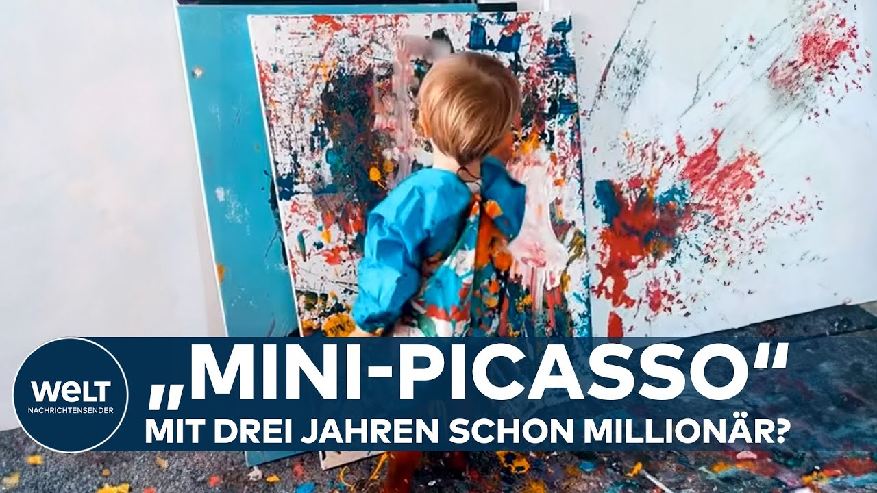 DREI JAHRE ALT UND SCHON MILLIONÄR?: "Mini-Picasso" Laurenz Schwarz ...