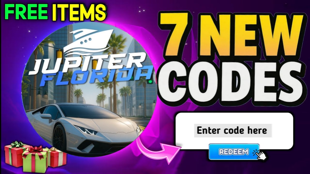 *SECRET UPDATE!* | Jupiter, Florida BETA CODES 2025 (ROBLOX Jupiter ...