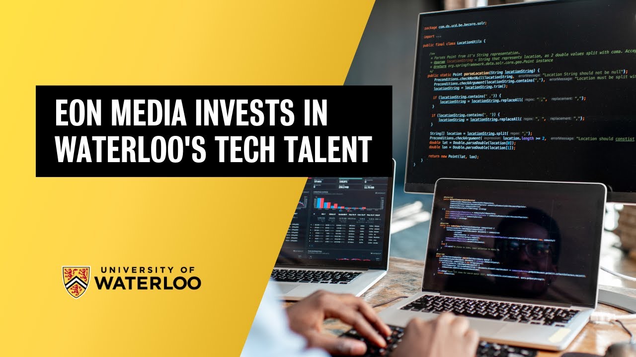 Eon Media invests in Waterloo's tech talent to drive solutions - YouTube