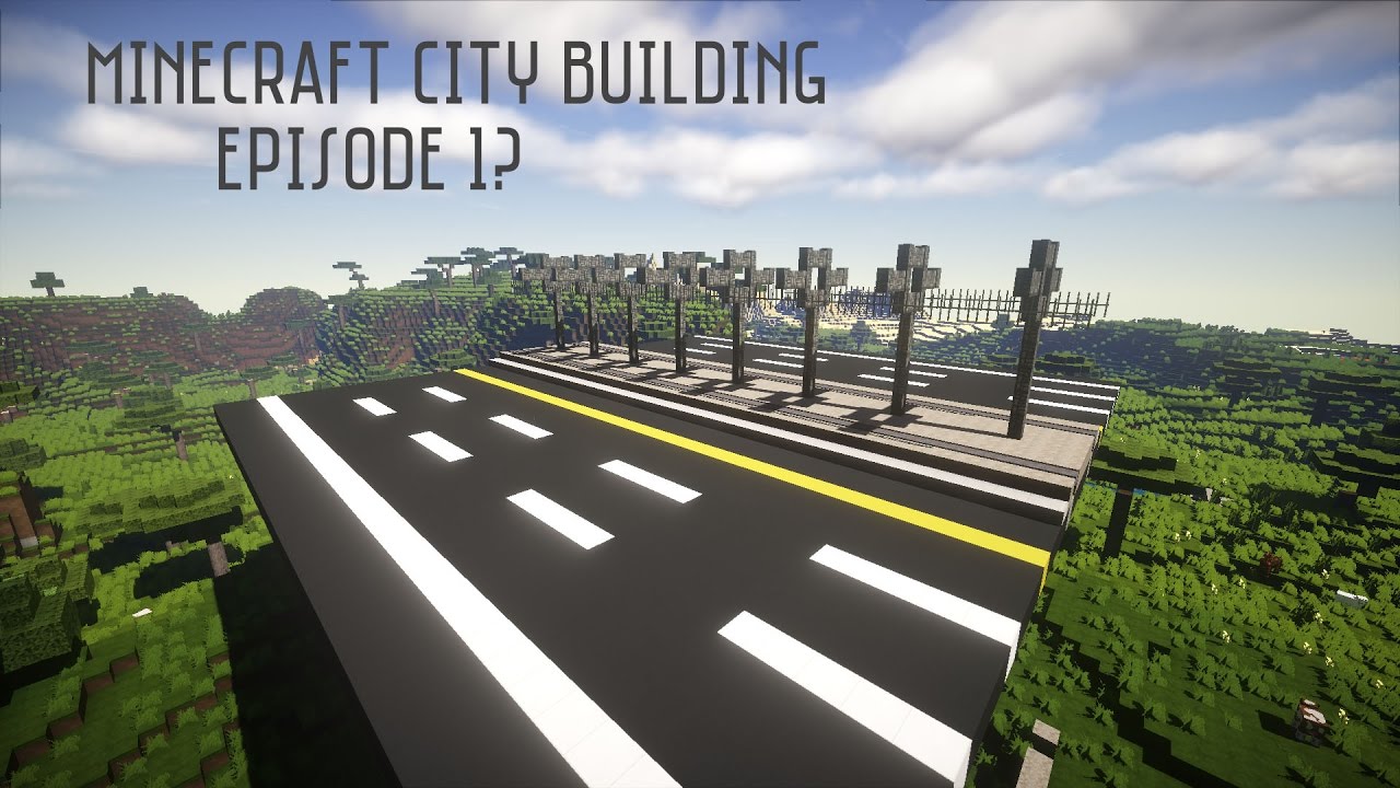 Minecraft Building A City | Episode 1? - YouTube
