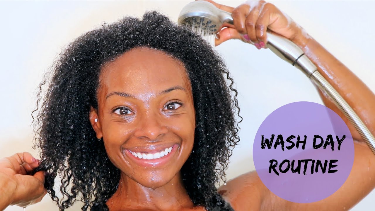 WASH DAY ROUTINE | STRAIGHT TO CURLY - YouTube