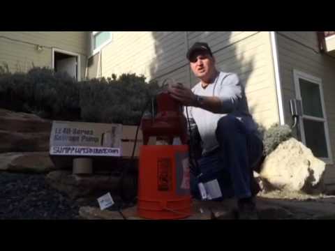 Liberty LE41A sump pump SumpPumpsDirect.com - YouTube