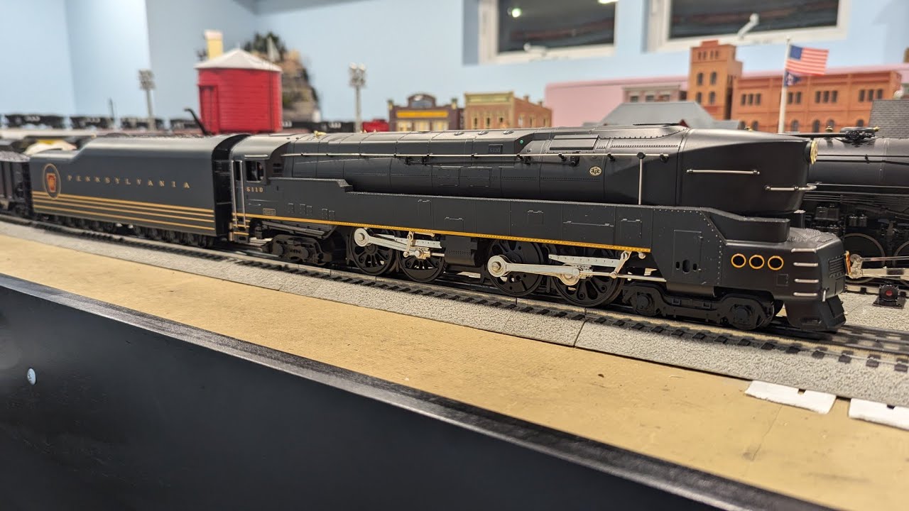 MTH PRR T1 UPGRADE Proto Sound 3 w/Whistle Steam - YouTube