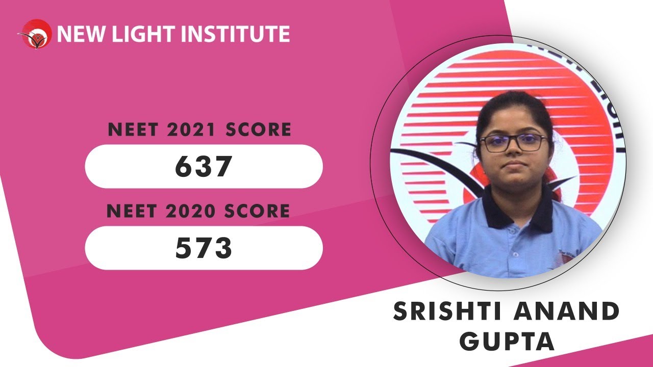 SRISHTI ANAND GUPTA | MARKS 637 | NEET 2021 - YouTube