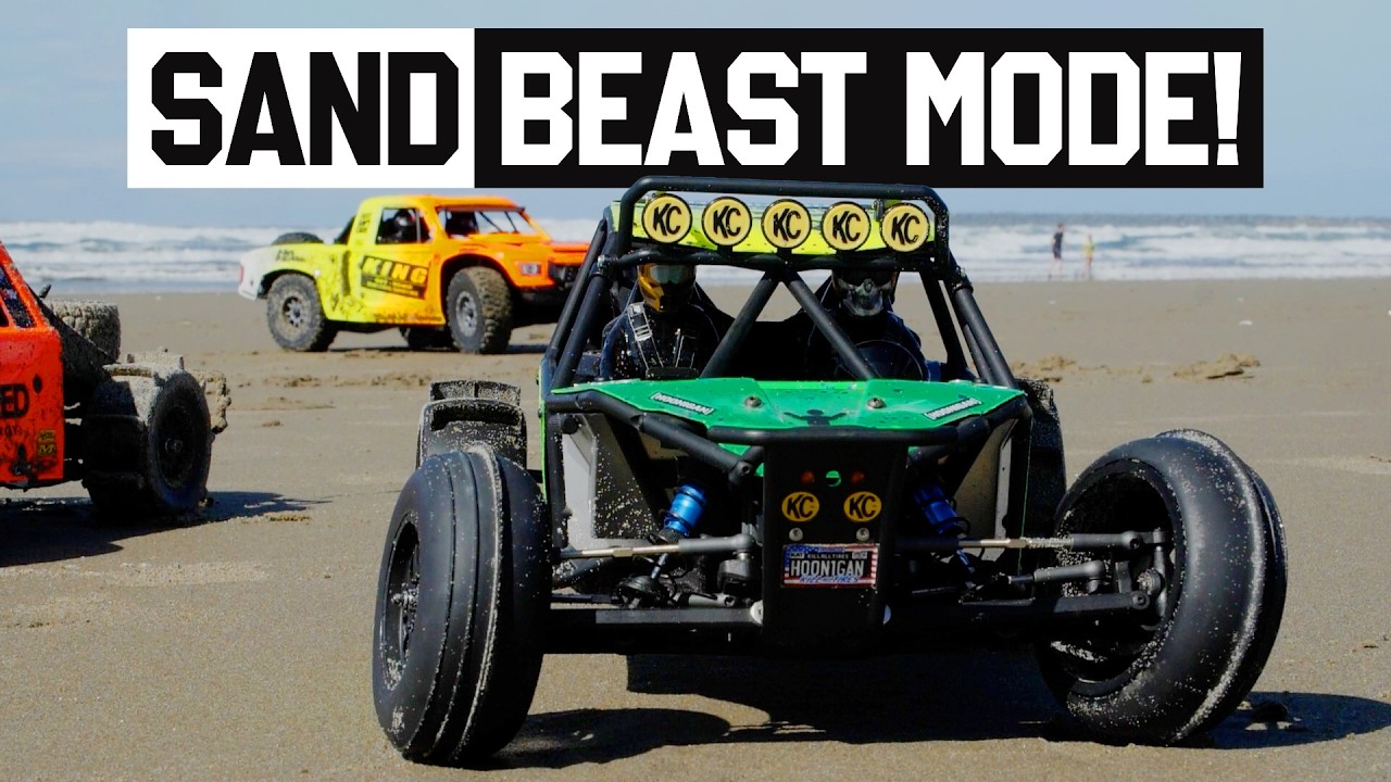 RC Sand Shredders Hit The Beach! | Team Associated Losi - YouTube