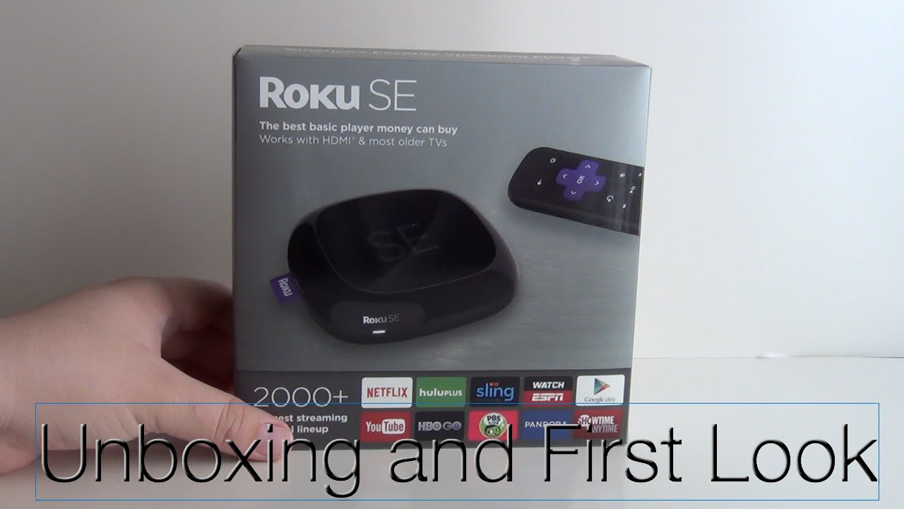 Roku SE | Unboxing & First Look - YouTube