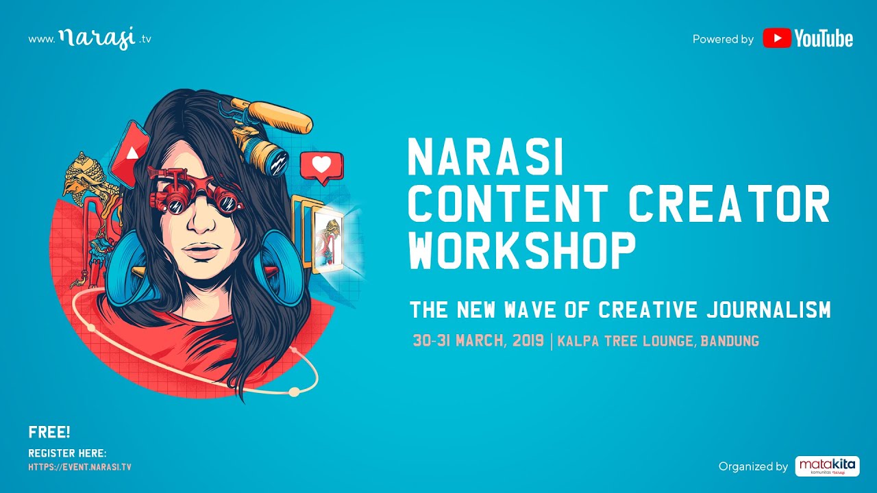 Narasi Content Creator Workshop Bandung - YouTube