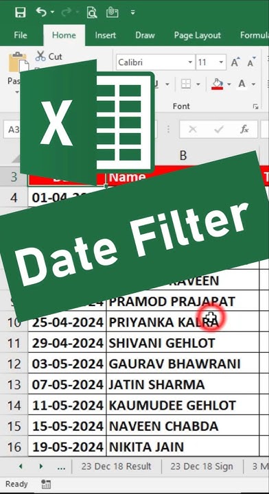 📅 Date Filter in Excel 🔍 | Master Excel Tricks 💡 - YouTube