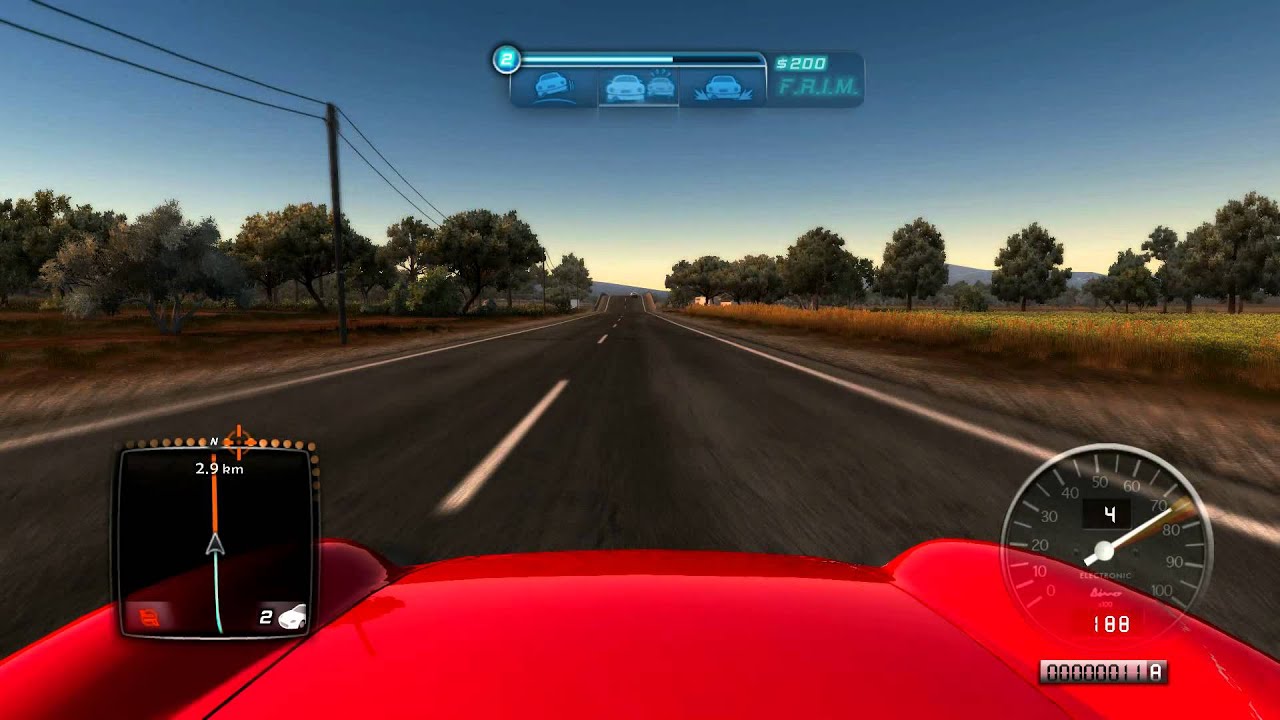 TDU 2 Ferrari Dino 240 GTS Driving - YouTube
