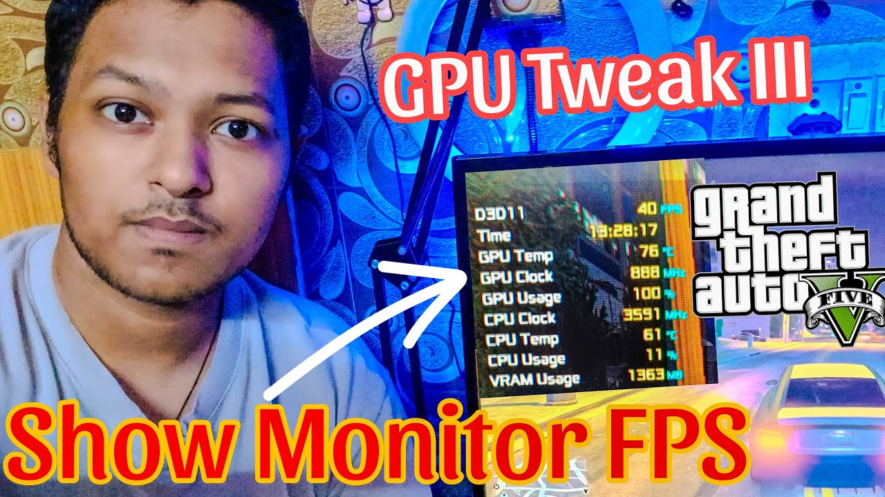How to customize GPU Tweak III Show Monitor FPS | OSD ON - YouTube