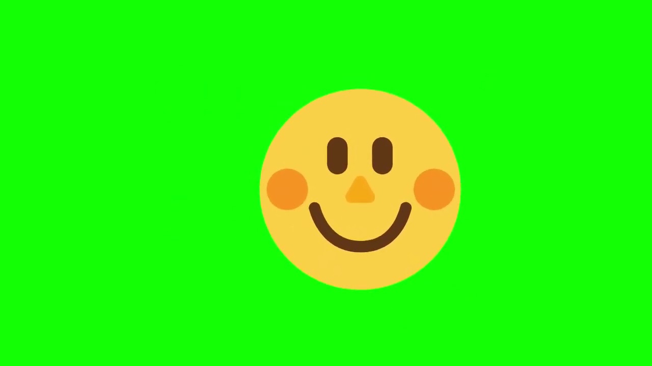Animated Smiley Face Green Screen - YouTube