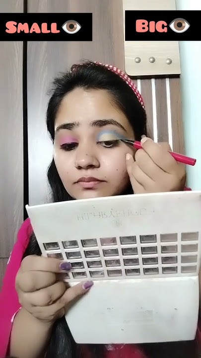 Small Vs Big Eyes Shorts Makup Trendingshorts Ytshort Youtube