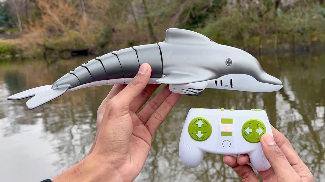 RC Dolphin || Unboxing and review of rc toy || amazing water toy || 2.4 ...