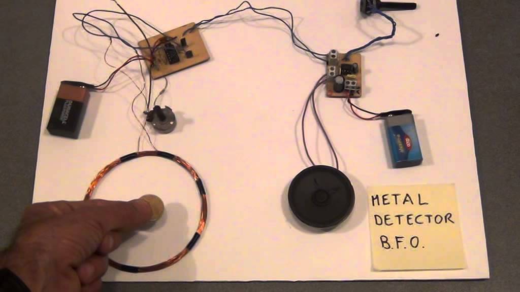 Metal detector BFO - YouTube