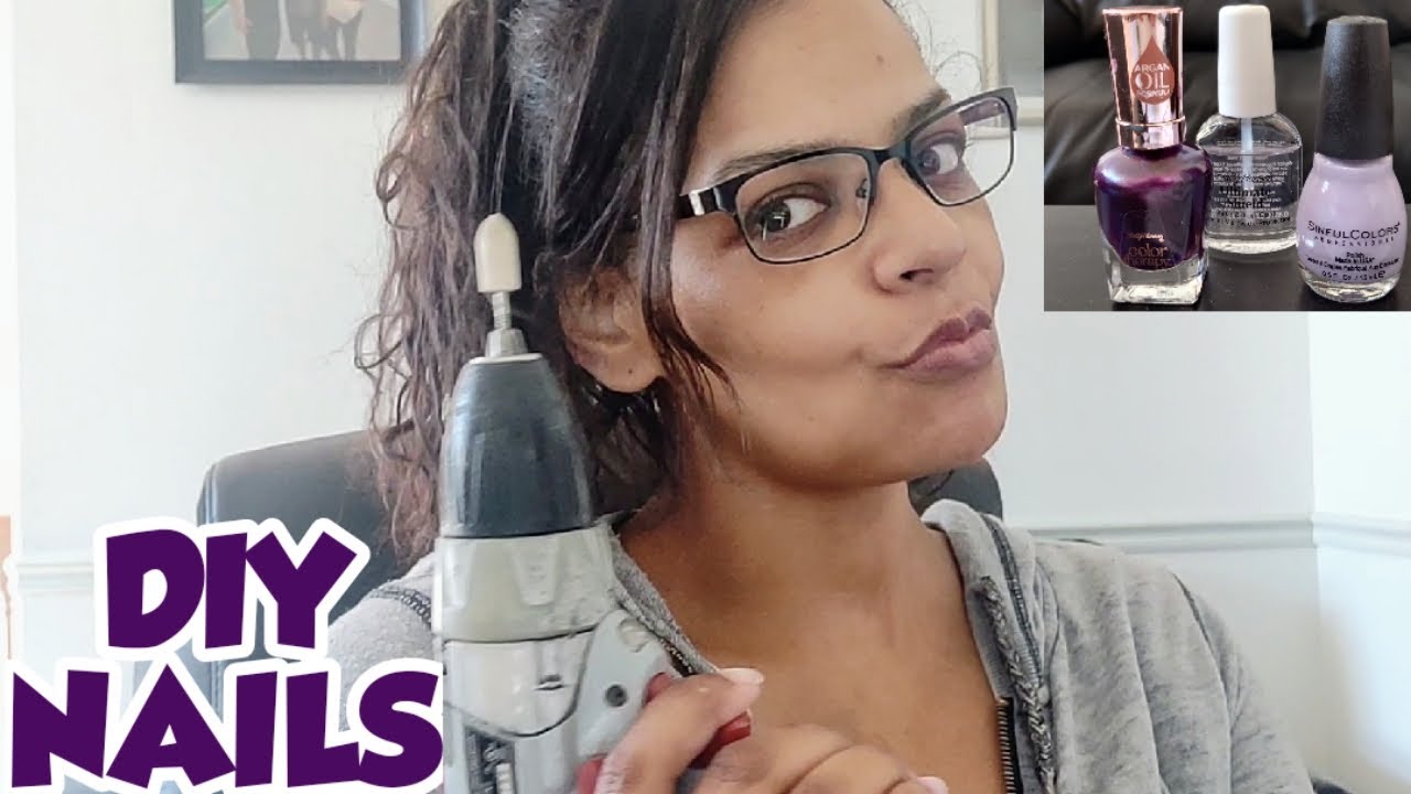 DIY NAILS WHILE IN LOCKDOWN | Easy, Simple and anyone can do it!! - YouTube