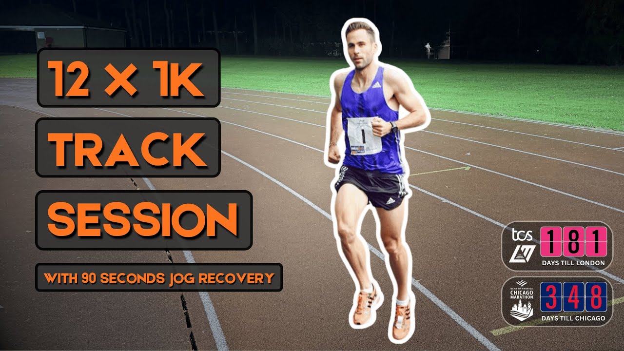 12x1k Track Session With 90 Seconds Jog Recovery - YouTube