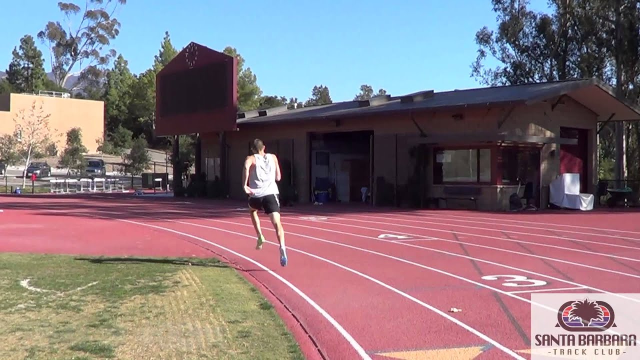 Santa Barbara Track Club - Winter Time Trials: 800m & 600m - YouTube