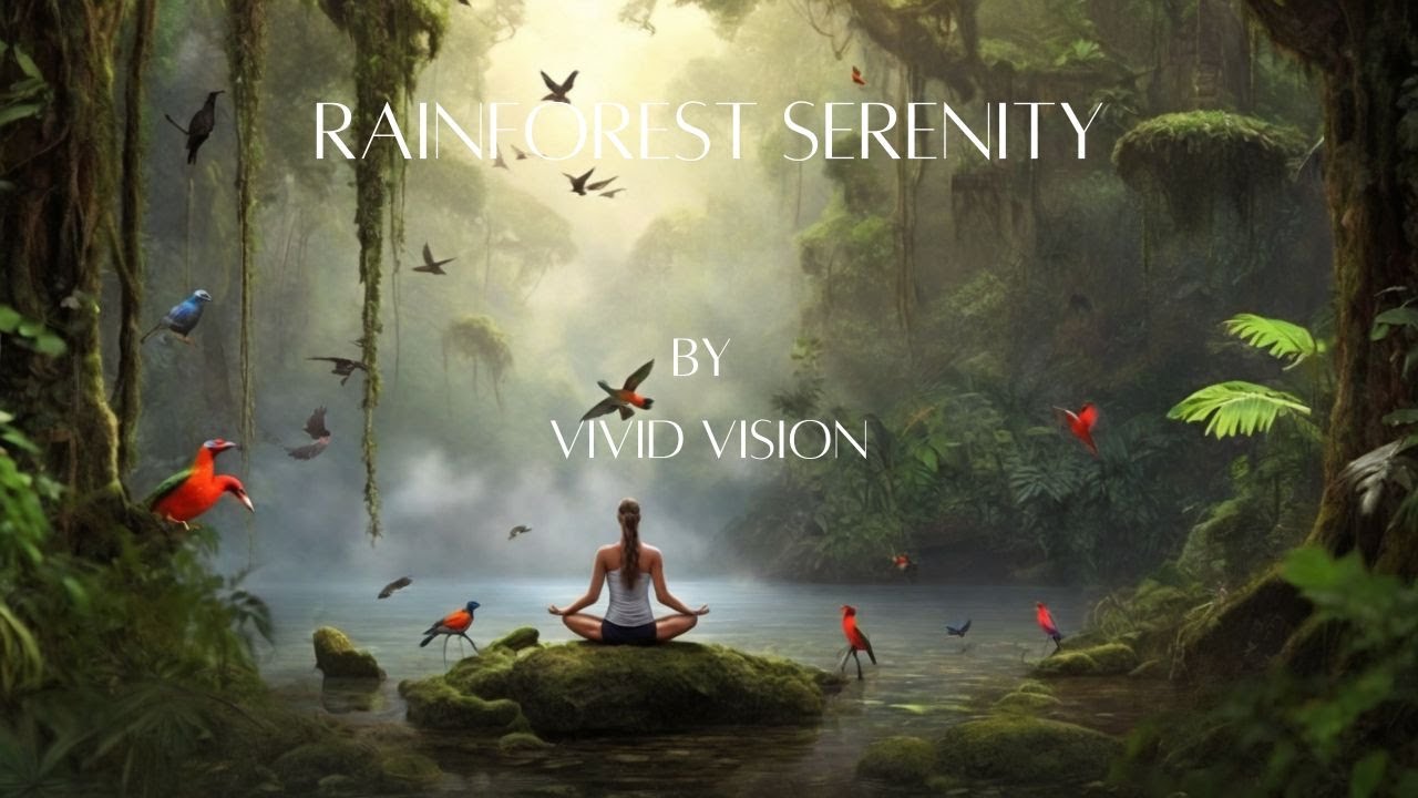 Rainforest Serenity: Meditative Soundscape with Soothing Birdsong - YouTube