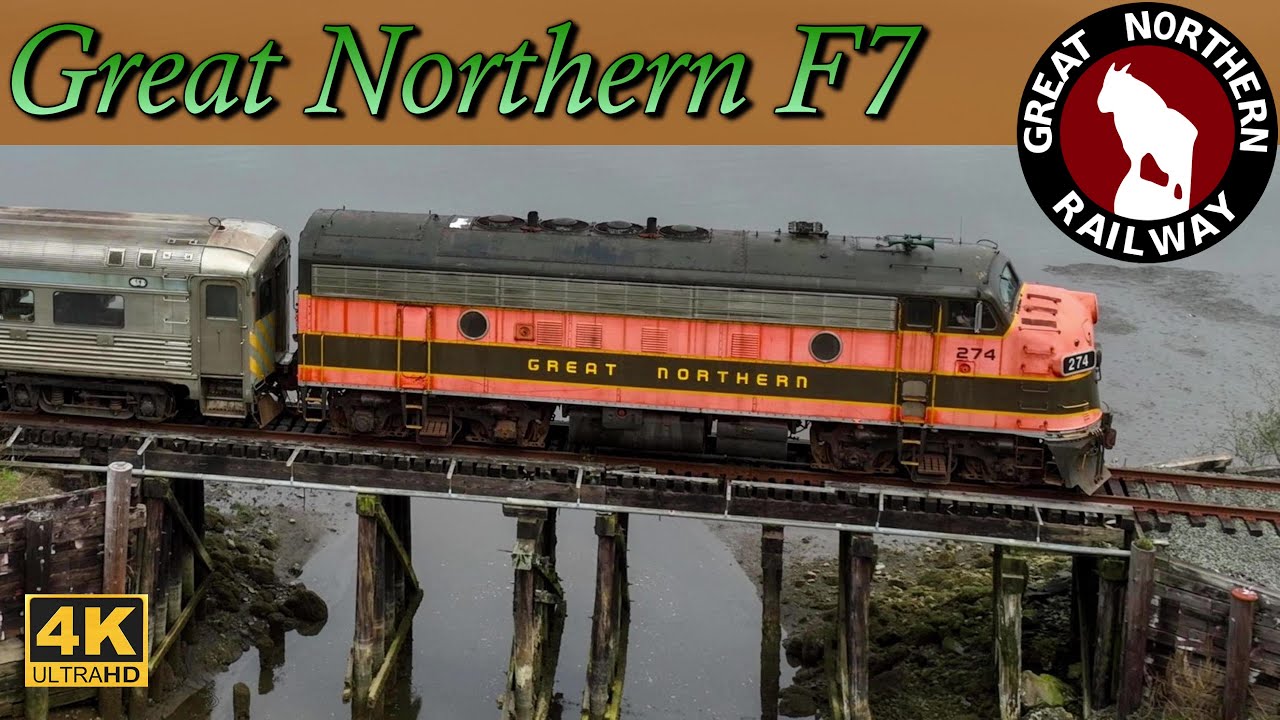 Great Northern F7 on the Oregon Coast Scenic (4K) | April 2023 | DJI ...